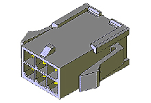 43020-0600 Plug Housing, Dual Row, 6p - MOLEX | Compona